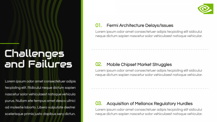 Free - Nvidia Case Study PowerPoint and Google Slides Template - PPT Slides