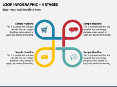 Loop Infographic - 4 Stages PowerPoint Presentation Slides - PPT Template