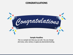 Congratulations Graphics for PowerPoint and Google Slides - PPT Slides
