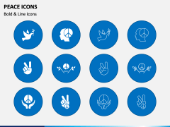 Peace Icons for PowerPoint and Google Slides - PPT Slides