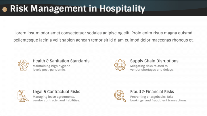 Hospitality Management PowerPoint and Google Slides Template - PPT Slides