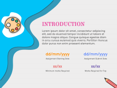 Free - School Assignments PowerPoint Template and Google Slides Theme