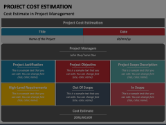 Project Cost Estimation PowerPoint and Google Slides Template - PPT Slides