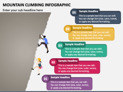 Mountain Climbing Infographic for PowerPoint and Google Slides - PPT Slides