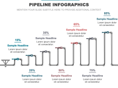 Horizontal Pipeline Infographics for PowerPoint and Google Slides