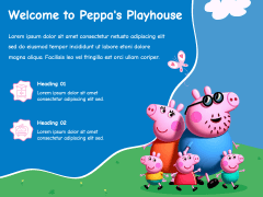 Free - Peppa Pig Theme for PowerPoint and Google Slides - PPT Slides