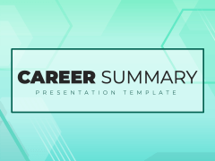 Free - Career Summary - About Me PowerPoint Template and Google Slides ...