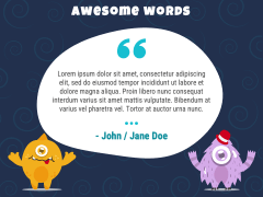 Free - Monsters Presentation Theme for PowerPoint and Google Slides