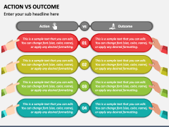 Action Vs Outcome PowerPoint and Google Slides Template - PPT Slides