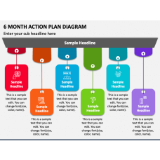 6 Months Timeline PPT Slide