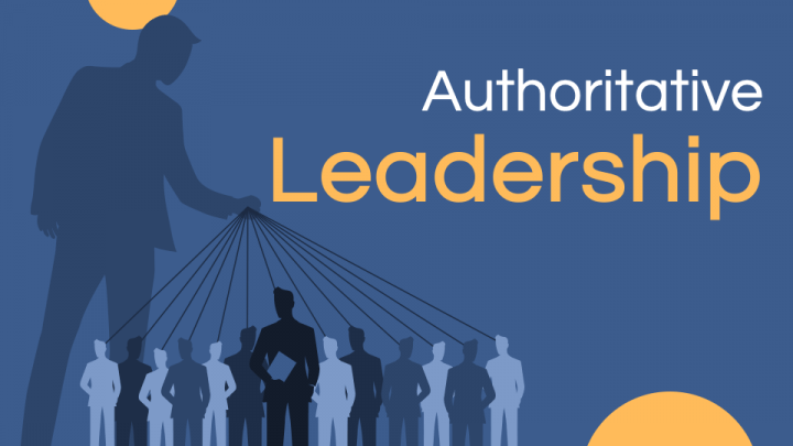 Authoritative Leadership PowerPoint and Google Slides Template - PPT Slides