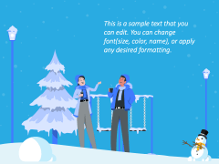 Free World Snow Day PowerPoint Template and Google Slides Theme