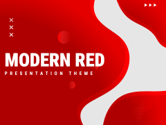 Modern Red Presentation Theme for PowerPoint and Google Slides - PPT Slides
