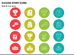 Success Story Icons for PowerPoint and Google Slides - PPT Slides