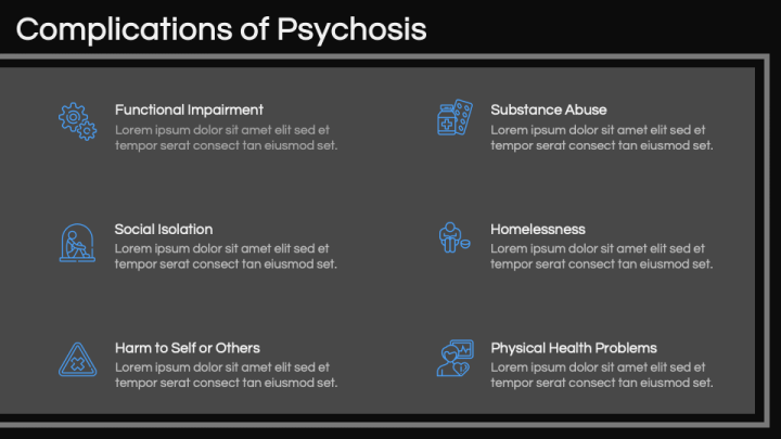 Psychosis PowerPoint and Google Slides Template - PPT Slides