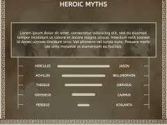 Free - Greek Mythology Presentation Theme for PowerPoint and Google Slides
