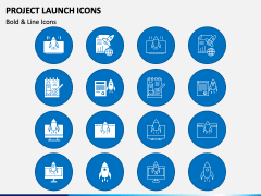 Project Launch Icons for PowerPoint and Google Slides - PPT Slides
