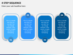 4 Step Sequence PowerPoint Template - PPT Slides