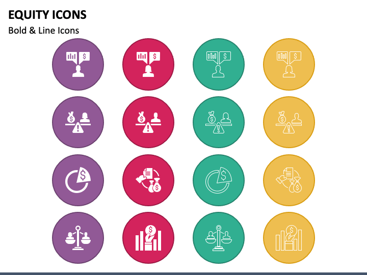 Equity Icons for PowerPoint and Google Slides - PPT Slides