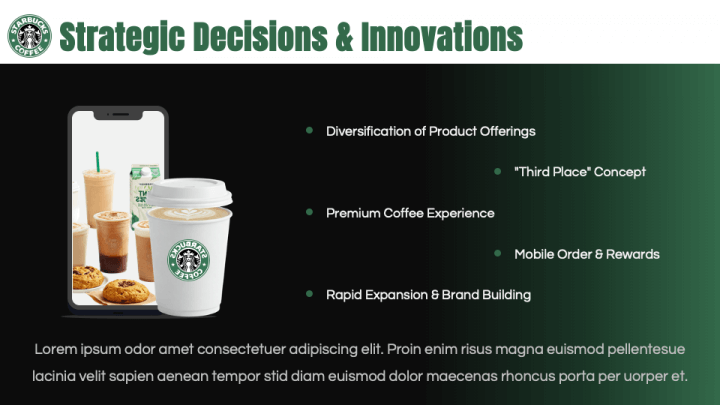 Free - Starbucks Case Study PowerPoint and Google Slides Template - PPT Slides