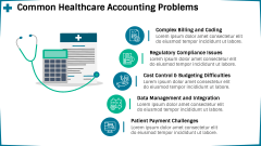 Healthcare Accounting PowerPoint and Google Slides Template - PPT Slides