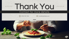 Free - Chef Portfolio PowerPoint and Google Slides Template - PPT Slides