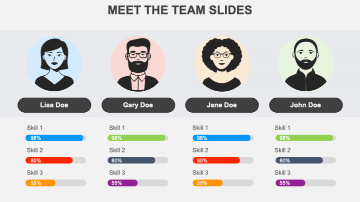 Free - Free Meet the Team Slides for PowerPoint and Google Slides - PPT ...