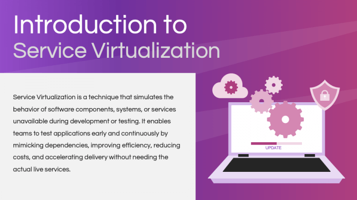 Service Virtualization PowerPoint and Google Slides Template - PPT Slides
