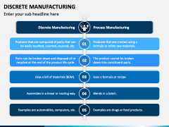 Discrete Manufacturing PowerPoint and Google Slides Template - PPT Slides