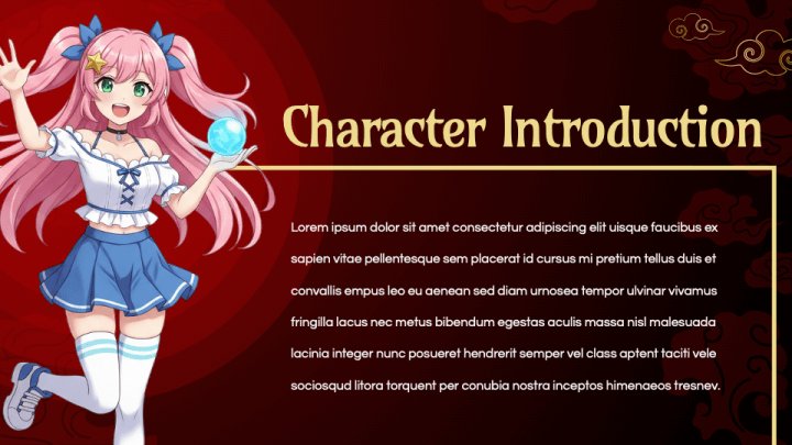 Free - Anime Style Theme for PowerPoint and Google Slides - PPT Slides