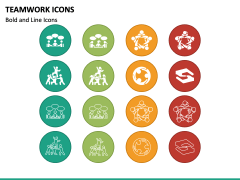 Team Work Icons for PowerPoint and Google Slides - PPT Slides