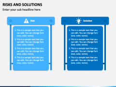 Risks and Solutions PowerPoint and Google Slides Template - PPT Slides