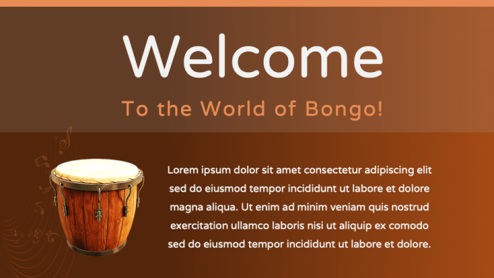 Free - Bongo Theme for PowerPoint and Google Slides - PPT Slides