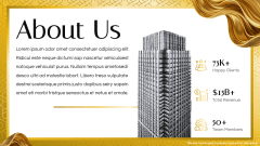 Gold Presentation Theme for PowerPoint and Google Slides - PPT Slides