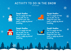 Free - Falling Snow Presentation Theme for PowerPoint and Google Slides