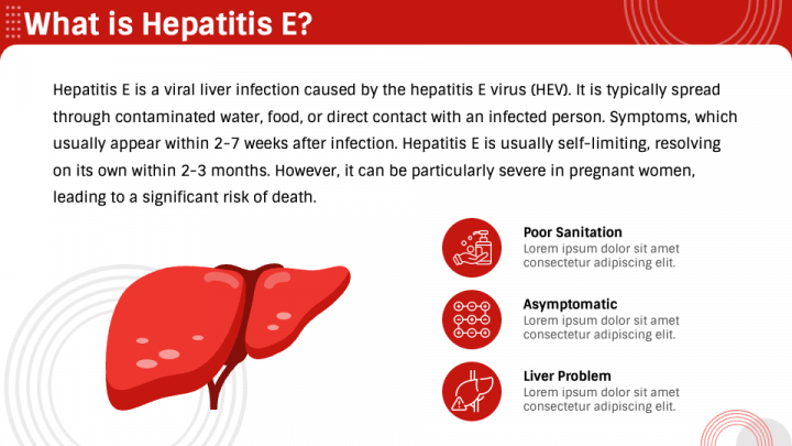 Hepatitis E PowerPoint and Google Slides Template - PPT Slides
