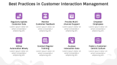 Customer Interaction Management PowerPoint and Google Slides Template