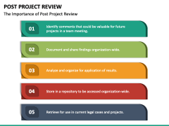 Post Project Review PowerPoint and Google Slides Template - PPT Slides