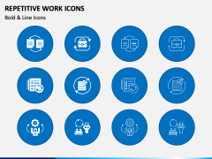 Repetitive Work Icons for PowerPoint and Google Slides - PPT Slides