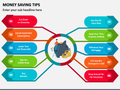 Money Saving Tips PowerPoint and Google Slides Template - PPT Slides