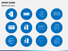 Entry Icons for PowerPoint and Google Slides - PPT Slides