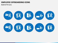 Employee Offboarding Icons for PowerPoint and Google Slides - PPT Slides