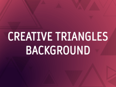 Free - Creative Triangles Background for PowerPoint and Google Slides