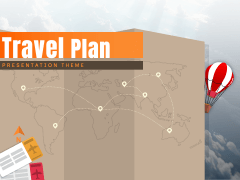 Free - Travel Plan PowerPoint Template and Google Slides Theme