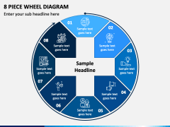 8 Piece Wheel Diagram PowerPoint Presentation Slides - PPT Template