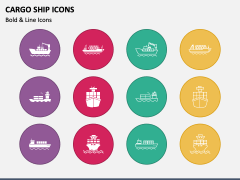 Cargo Ship Icons for PowerPoint and Google Slides - PPT Slides