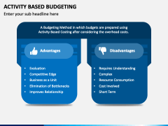 Activity Based Budgeting PowerPoint and Google Slides Template - PPT Slides
