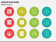 Master Plan Icons for PowerPoint and Google Slides - PPT Slides
