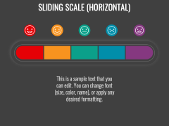 Animated Horizontal Sliding Scale PowerPoint and Google Slides Template ...
