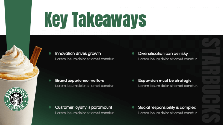 Free - Starbucks Case Study PowerPoint and Google Slides Template - PPT Slides